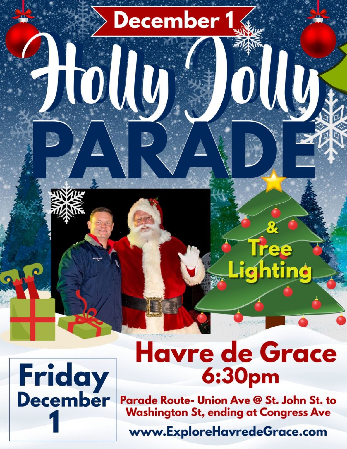 Holly Jolly Parade & Tree Lighting | Havre De Grace MD Events