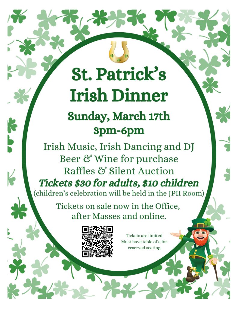 St. Patrick's Irish Dinner | Havre De Grace MD Events