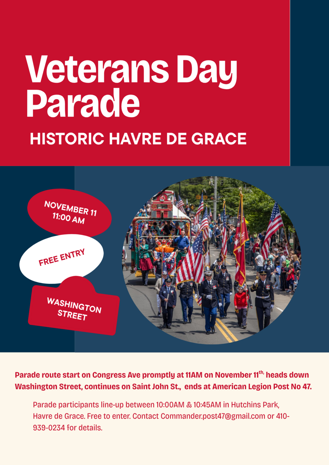 Veterans Day Parade | Havre De Grace MD Events